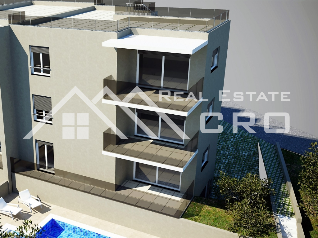 Ciovo properties - Newly built Penthouse with sea view, for sale ...